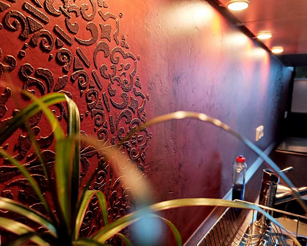 Creative painting stencils for interior design